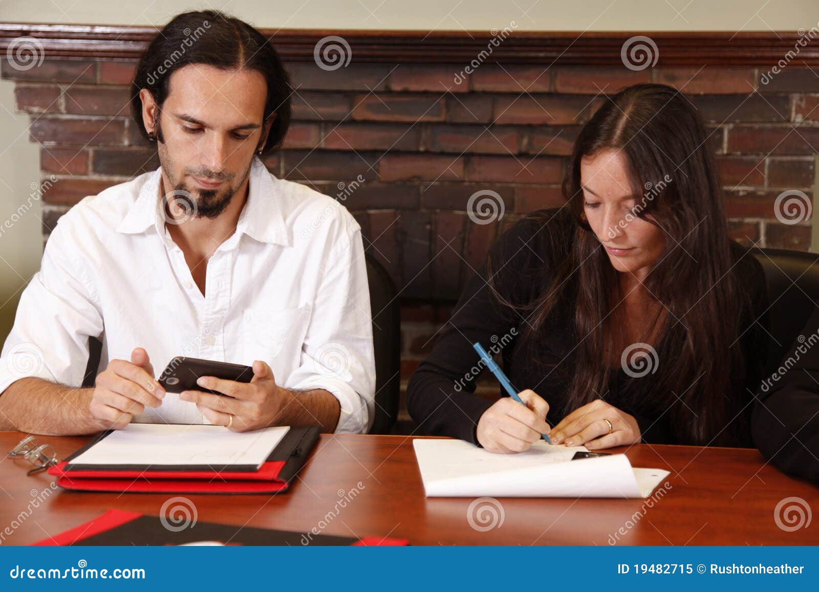 Employees Working on Project Stock Image - Image of people, puzzle ...