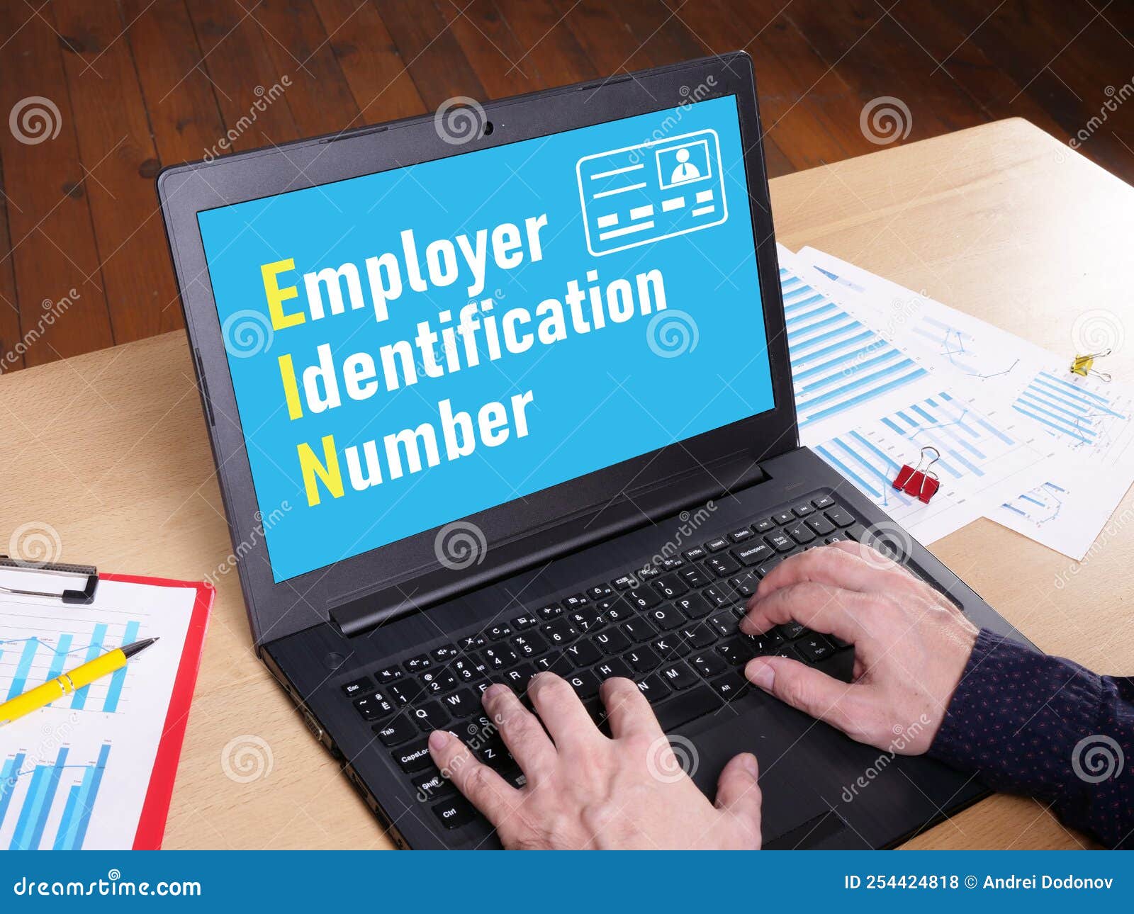 Employer Identification Number EIN is Shown Using the Text Stock Photo ... Employer Identification Number EIN is Shown Using the Text Stock Photo ...