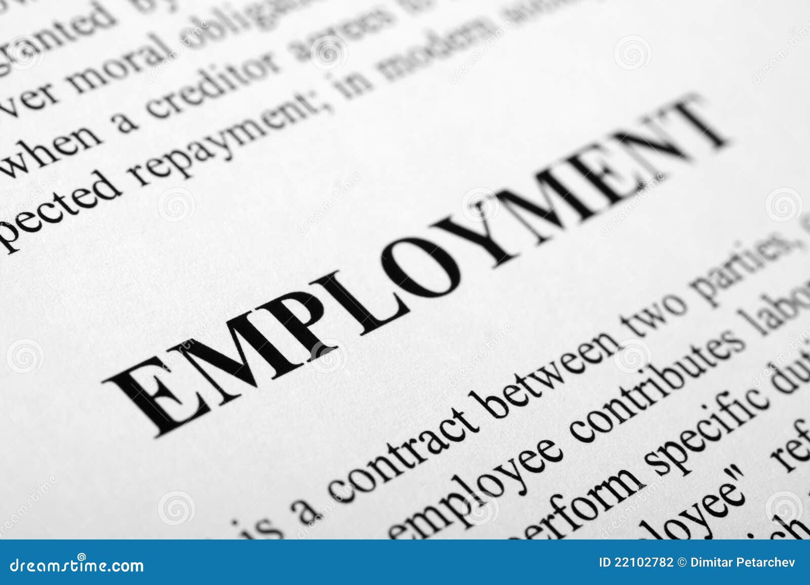 Employment stock photo. Image of macro, employment, background - 22102782