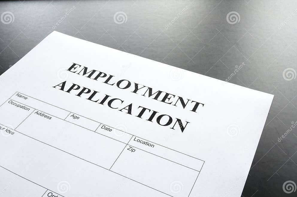 Employment application stock photo. Image of seek, search - 14709010