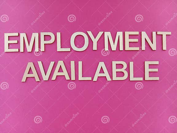 Employment available sign stock photo. Image of join - 309863550