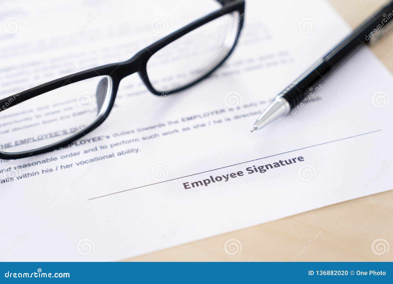 Employment Contract Signing Job Deal Recruitment Concept Stock Photo ... Employment Contract Signing Job Deal Recruitment Concept Stock Photo ...