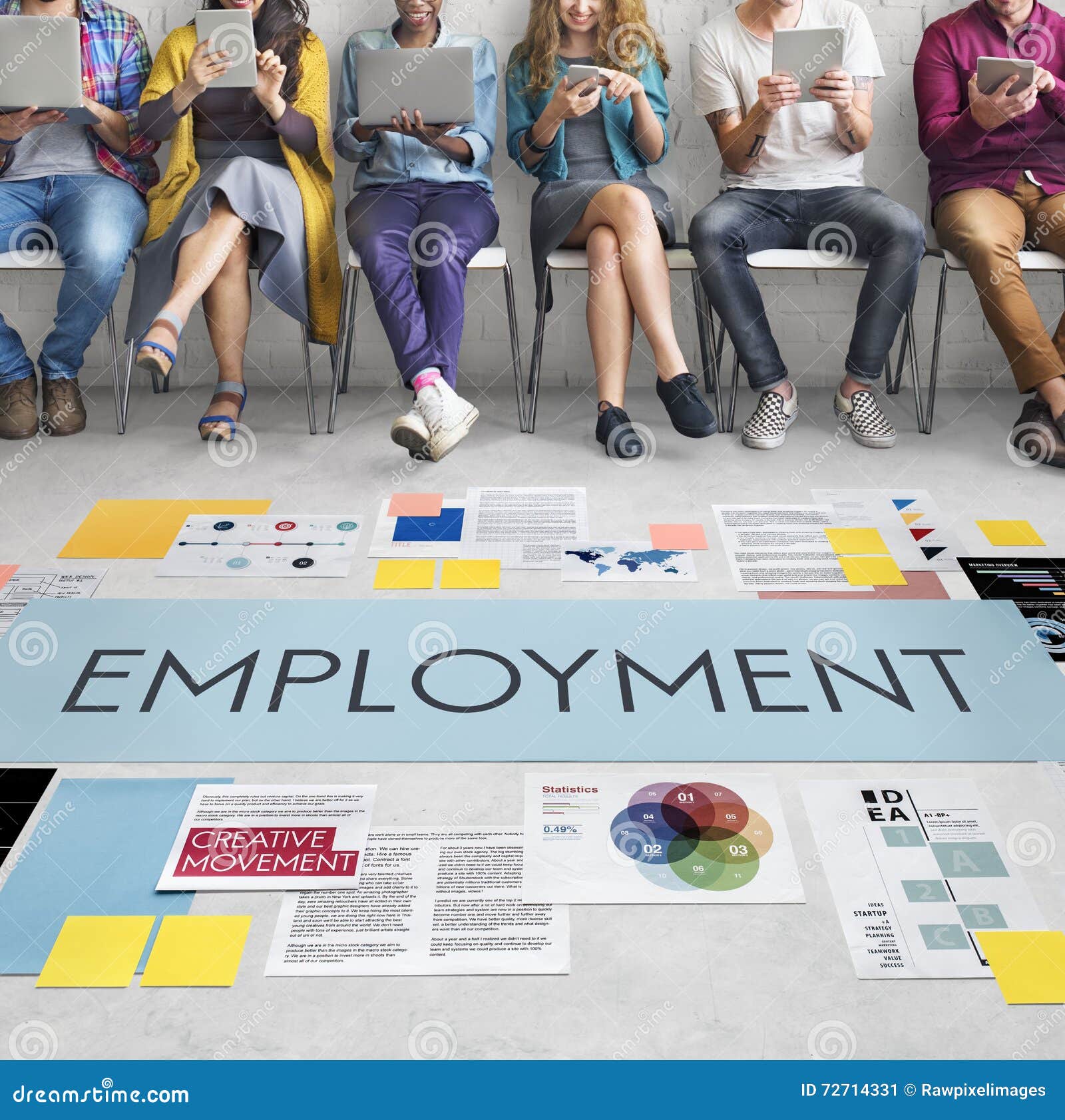 Employment Human Resources Hiring Concept Stock Image - Image of ...
