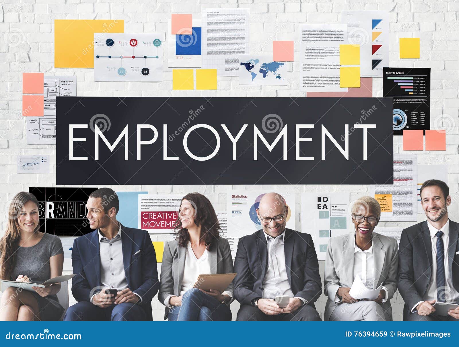 Employment Human Resources Hiring Concept Stock Image - Image of ...