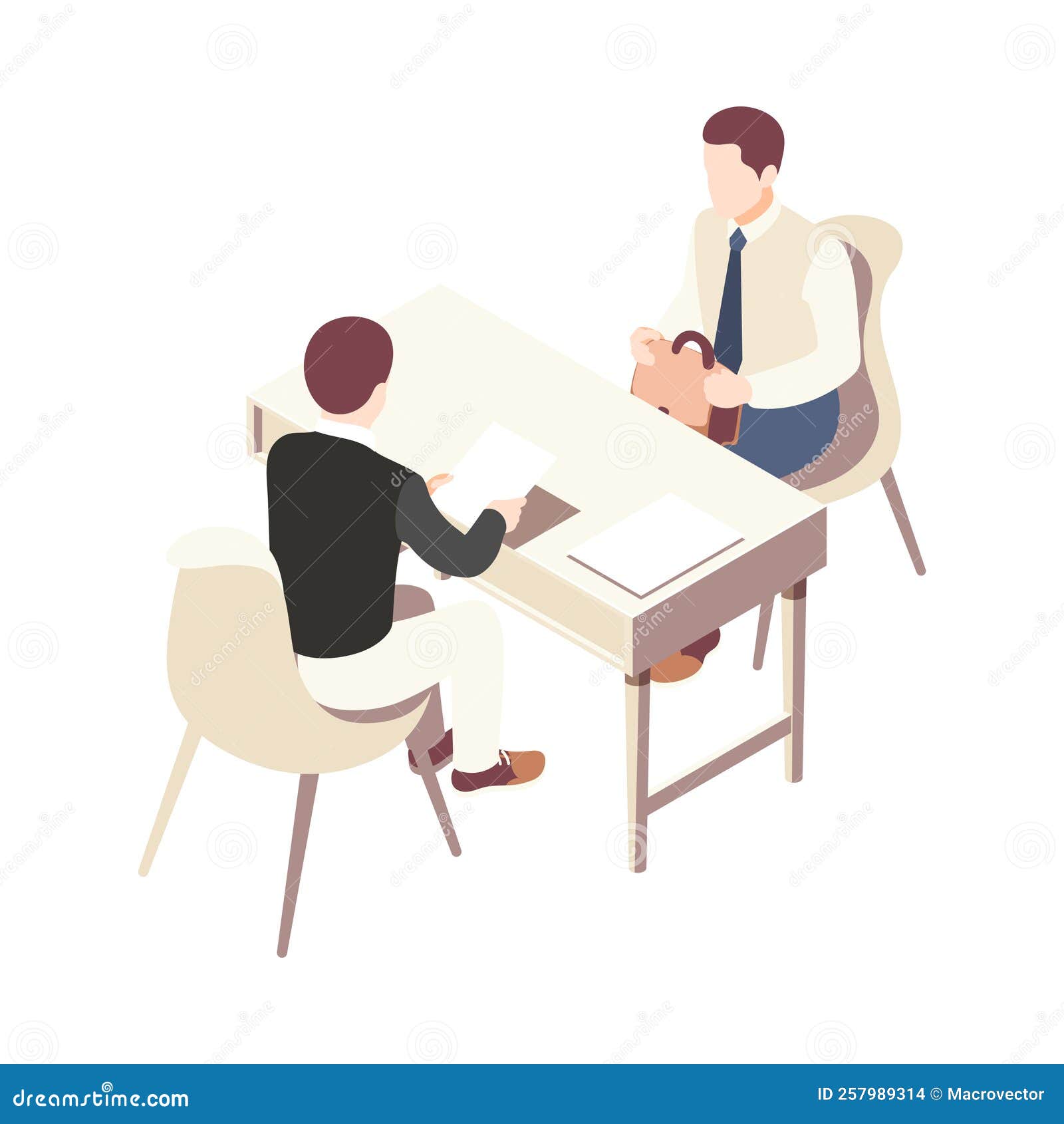 Employment Isometric Icon stock illustration. Illustration of ...