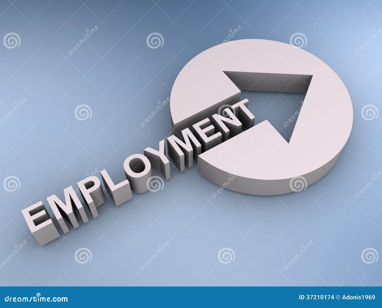 Employment sign stock illustration. Illustration of directional - 37210174