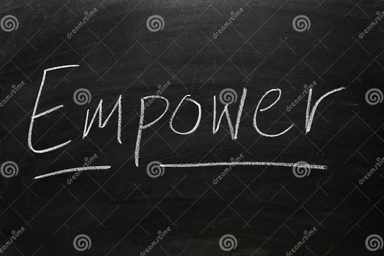 Empower stock image. Image of team, chalk, management - 14144381