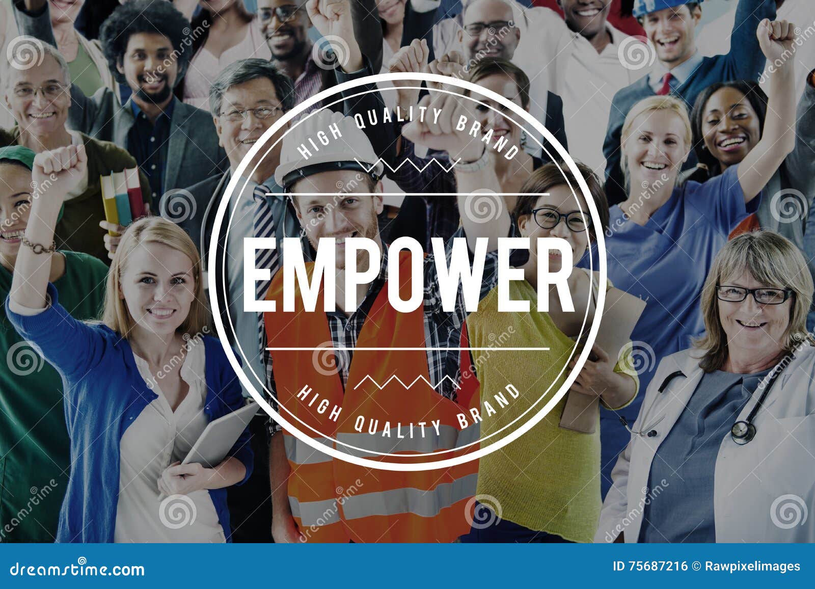 Empower Empowering Empowerment Improvement Concept Stock Photo - Image ...