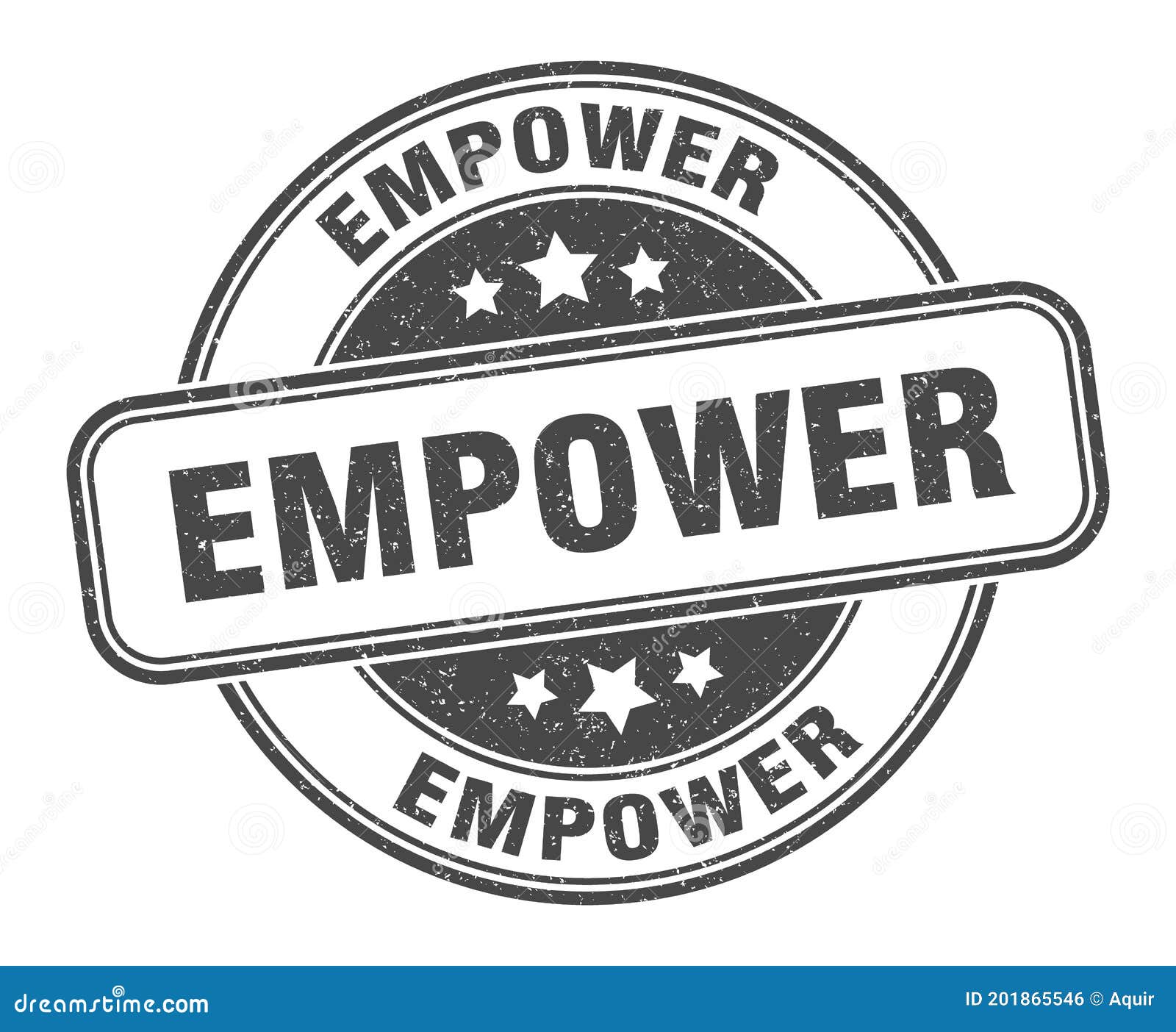 Empower Stamp. Empower Round Grunge Sign Stock Vector - Illustration of ...