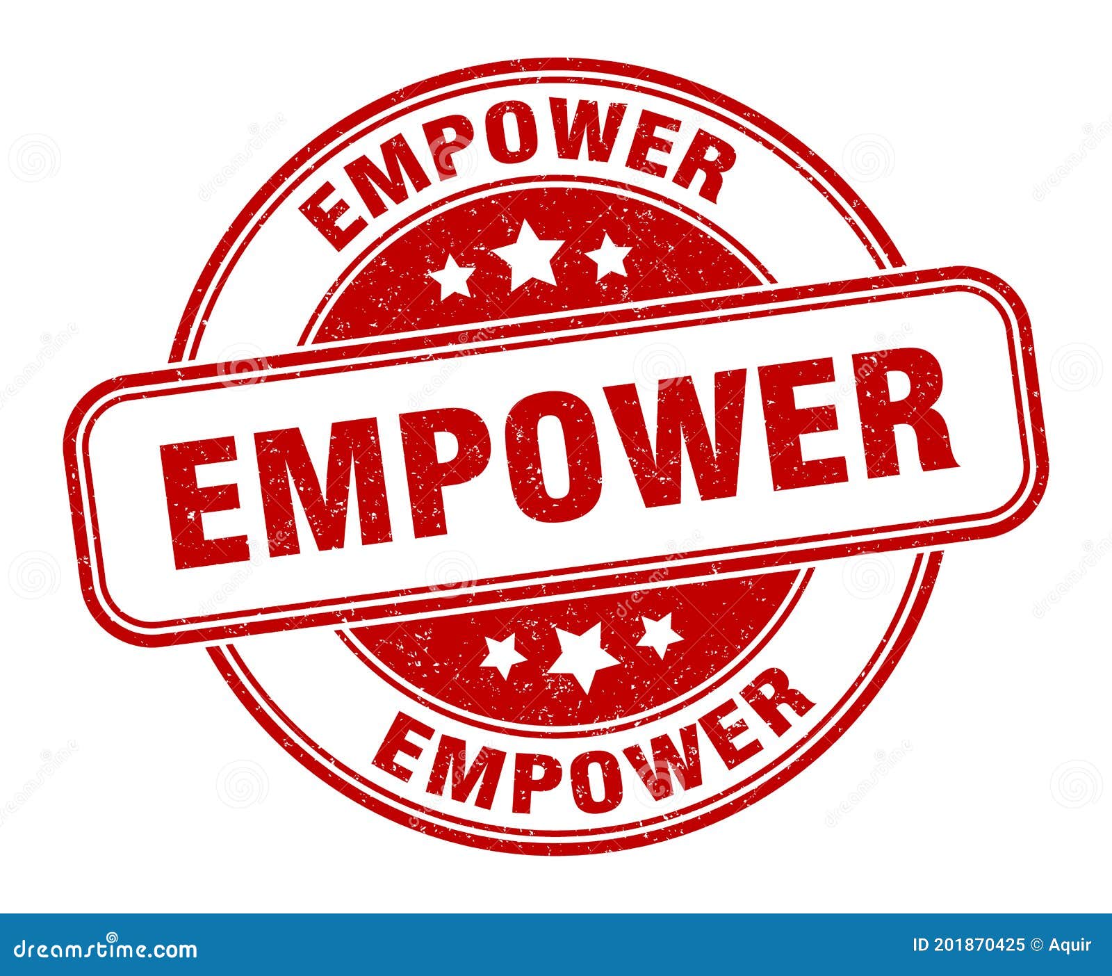 Empower Stamp. Empower Round Grunge Sign Stock Vector - Illustration of ...