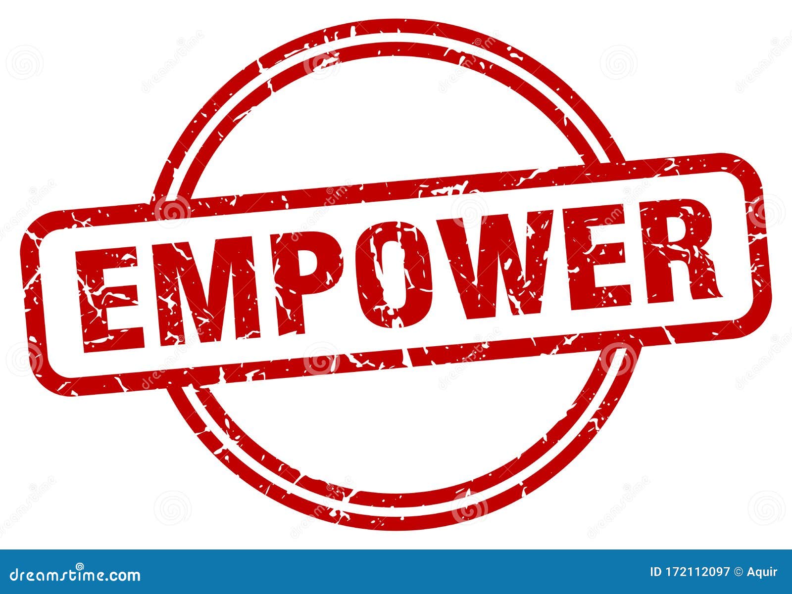 Empower Stamp. Empower Round Grunge Sign Stock Vector - Illustration of ...