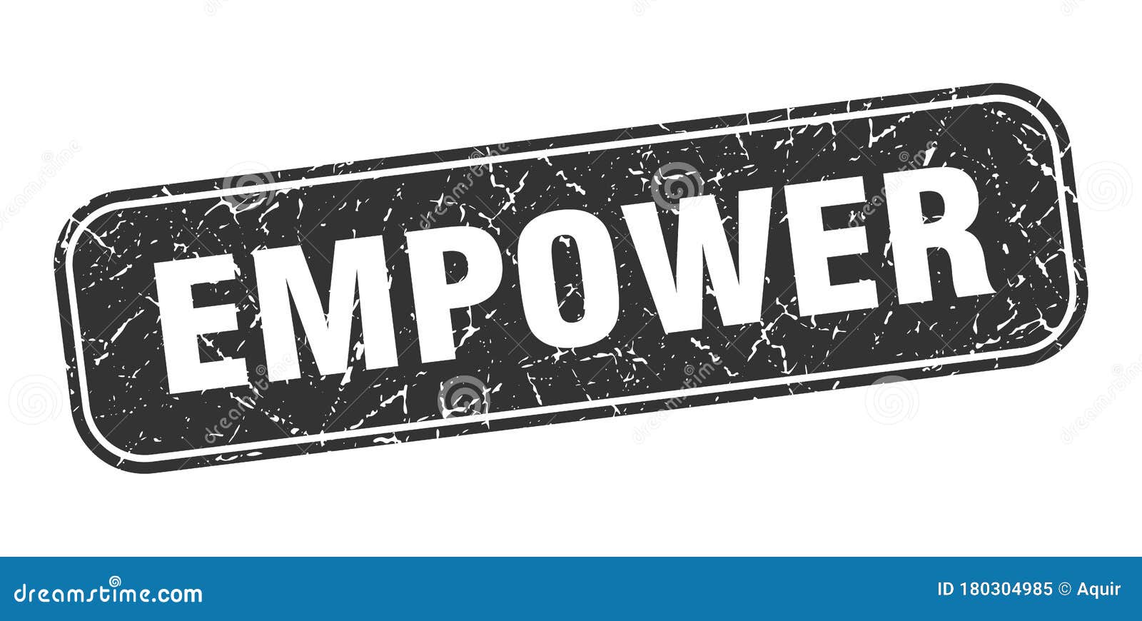 Empower Stamp. Empower Square Grungy Isolated Sign Stock Vector ...