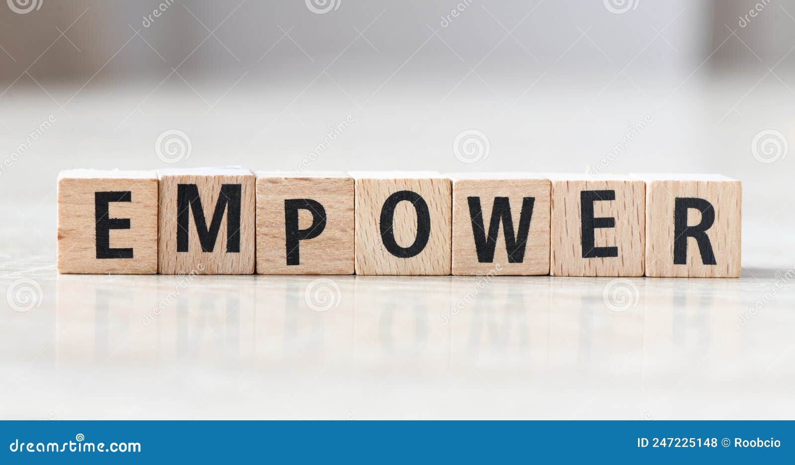 Empower Powerful Words Written With Rough Paper Abstract Background ...