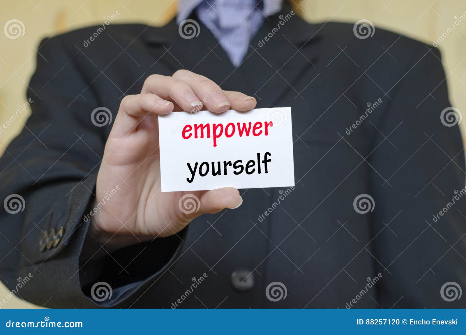 Empower Yourself Text Concept Stock Photo - Image of mentoring, concept ...