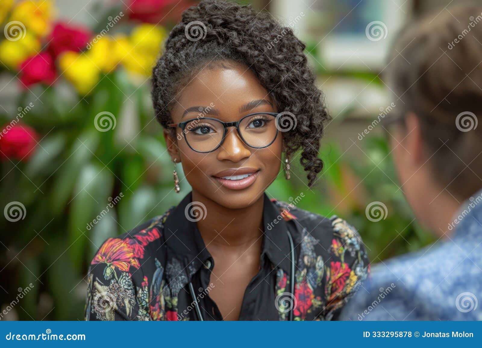 Empowered Conversations: Businesswomen Navigating Client I Stock ...