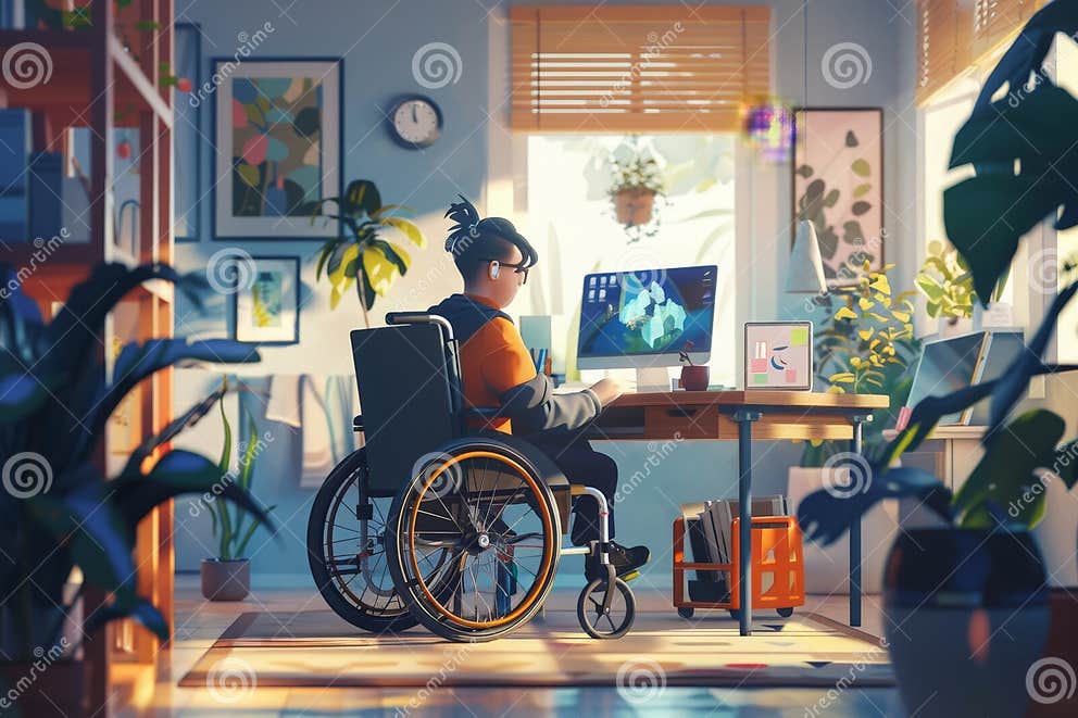 Empowered Tech Wizard stock illustration. Illustration of computer ...