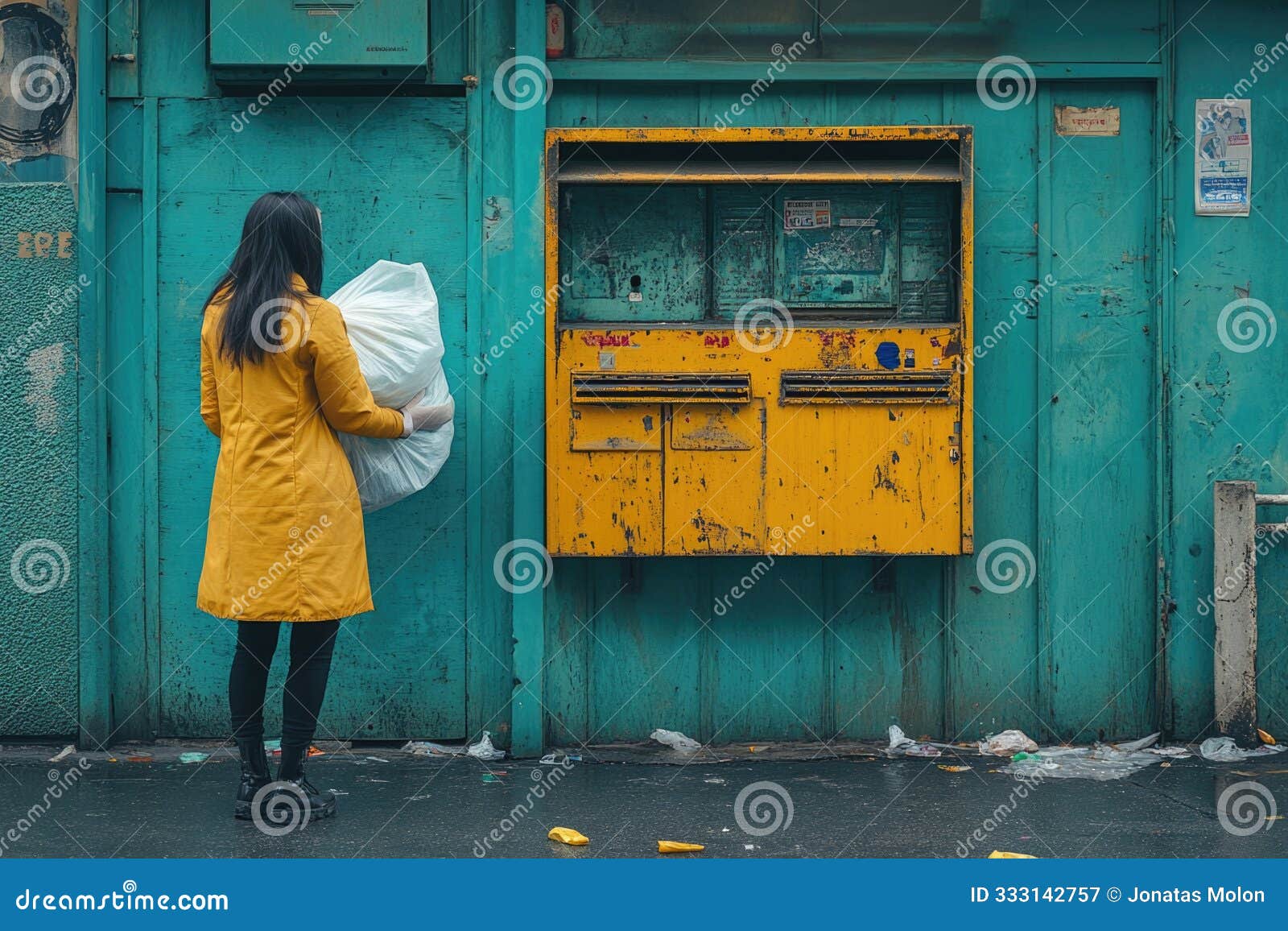 Empowering Cleanliness: a Woman S Commitment To Sustaina Stock ...