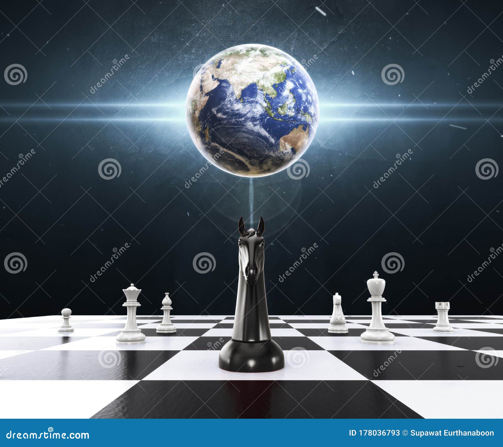 Earth On Chess Board Royalty-Free Stock Photography | CartoonDealer.com ...