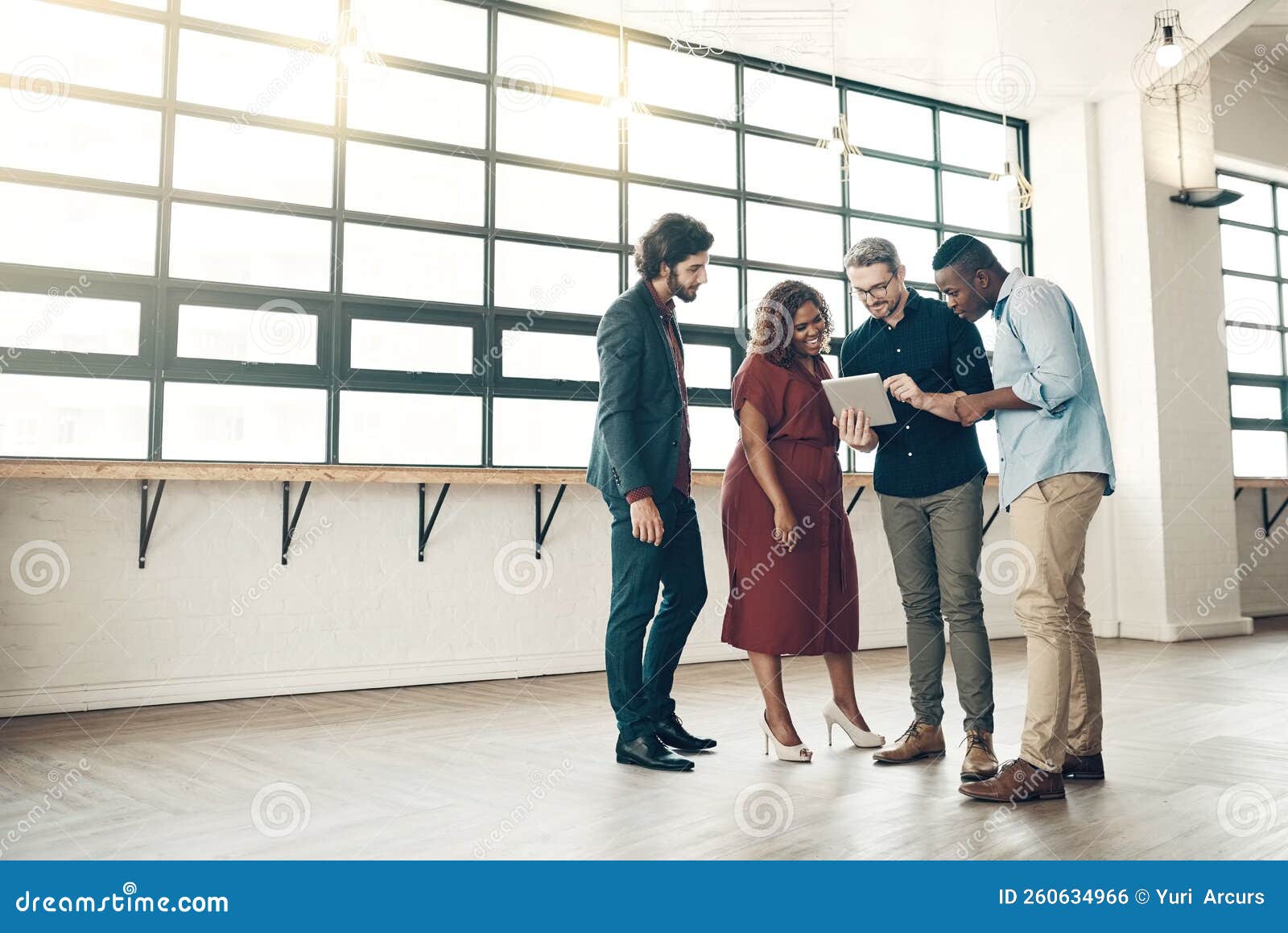 Empowering Productivity with Teamwork and Technology. a Group of ...