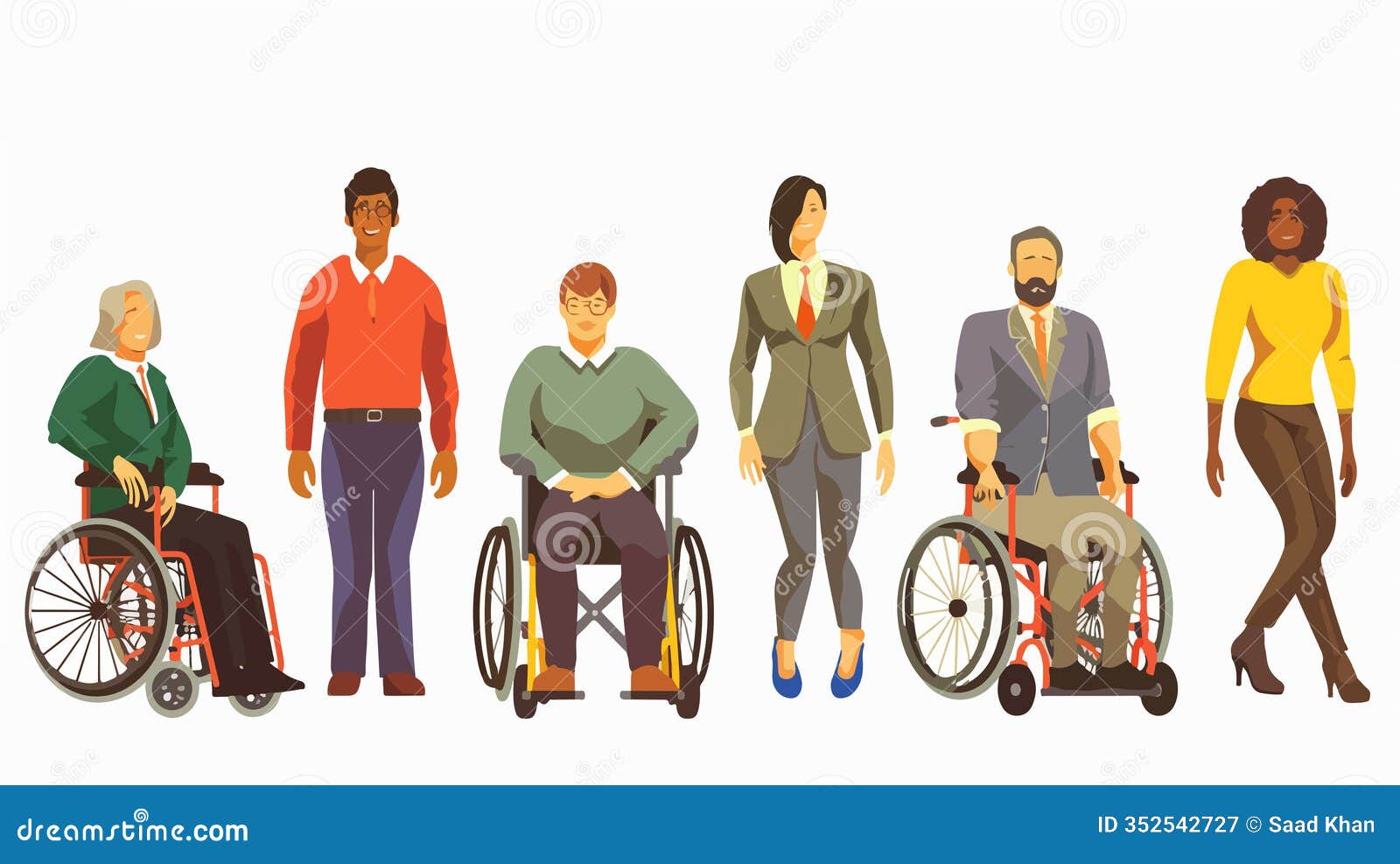 Empowering Workplace Diversity: Inclusive Office Work Environment Stock ...