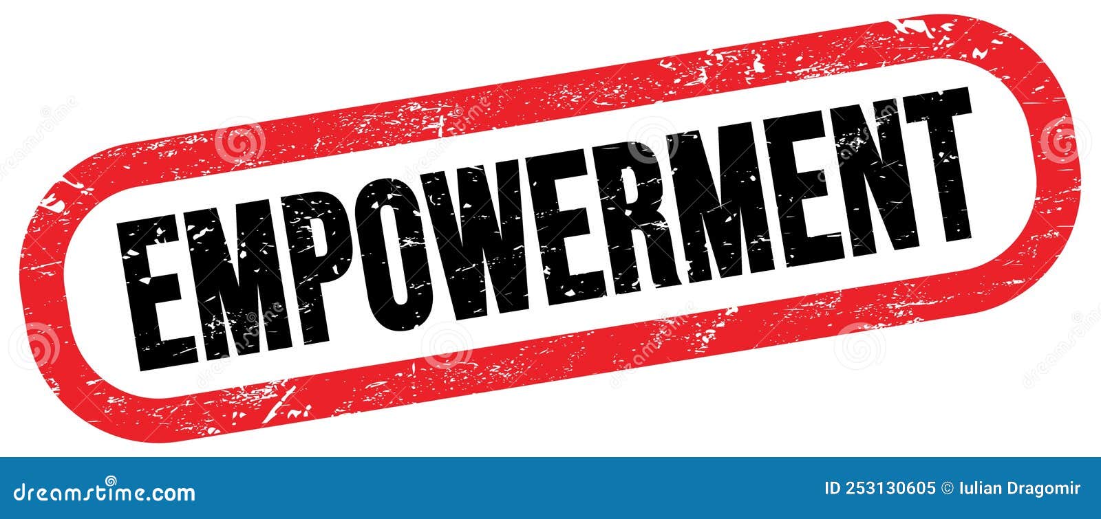 EMPOWERMENT, Text Written on Red-black Stamp Sign Stock Illustration ...