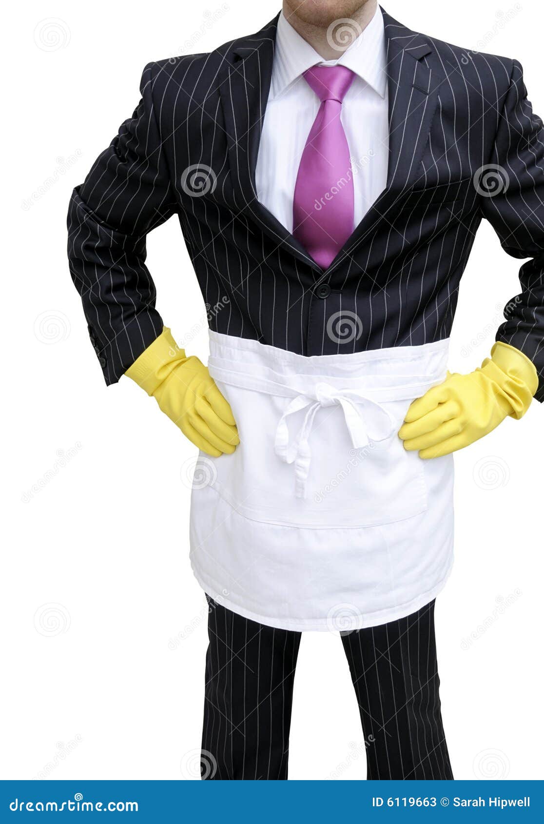 Empregada Doméstica Do Homem Imagem de Stock - Imagem de doméstico ...