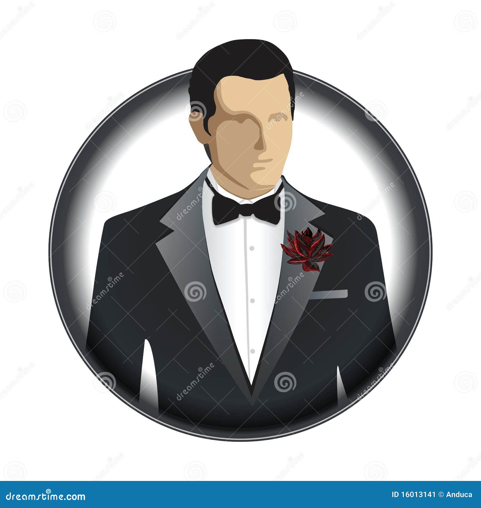 Empregado de mesa ilustração do vetor. Ilustração de camisa - 16013141