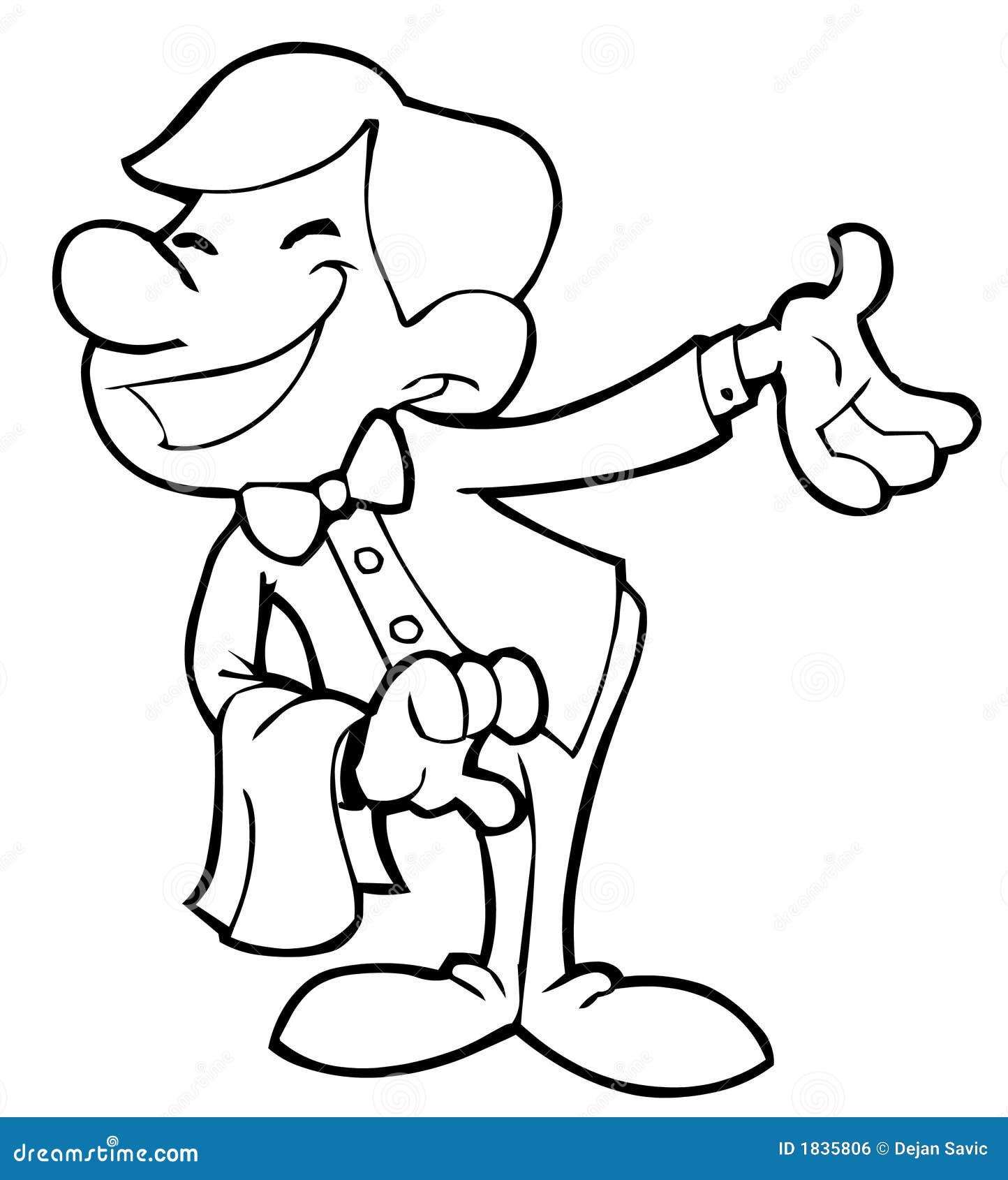 Empregado de mesa ilustração stock. Ilustração de alimento - 1835806