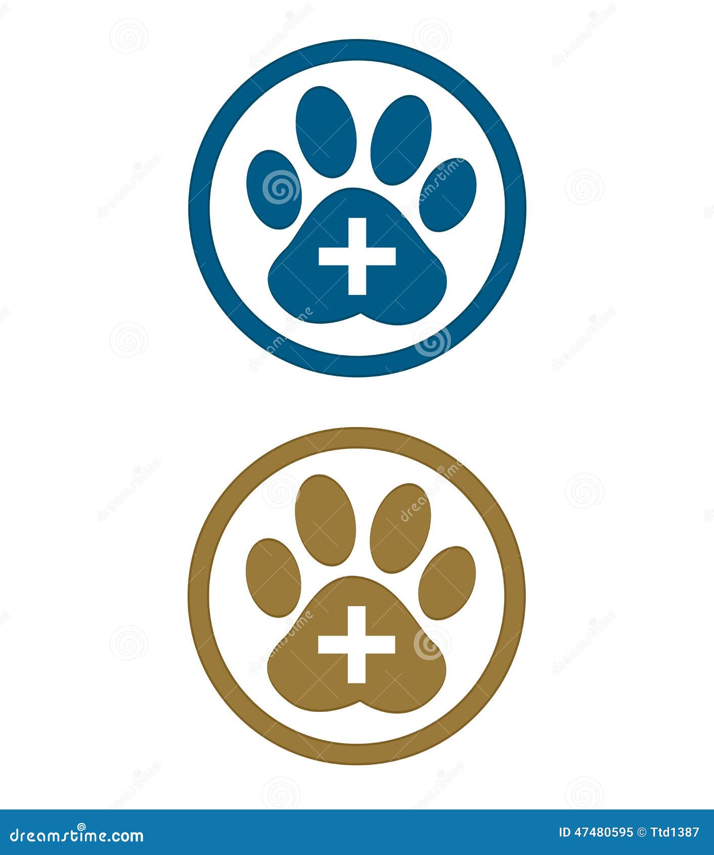 Empreinte De Pas D'animal De Patte Signe Illustration de Vecteur ...