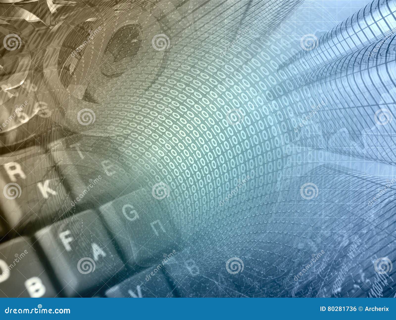 Empresa informática stock de ilustración. Ilustración de ordenador ...