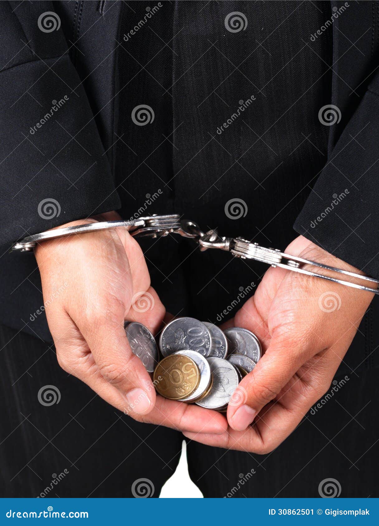 Empresaria corrompida imagen de archivo. Imagen de moneda - 30862501