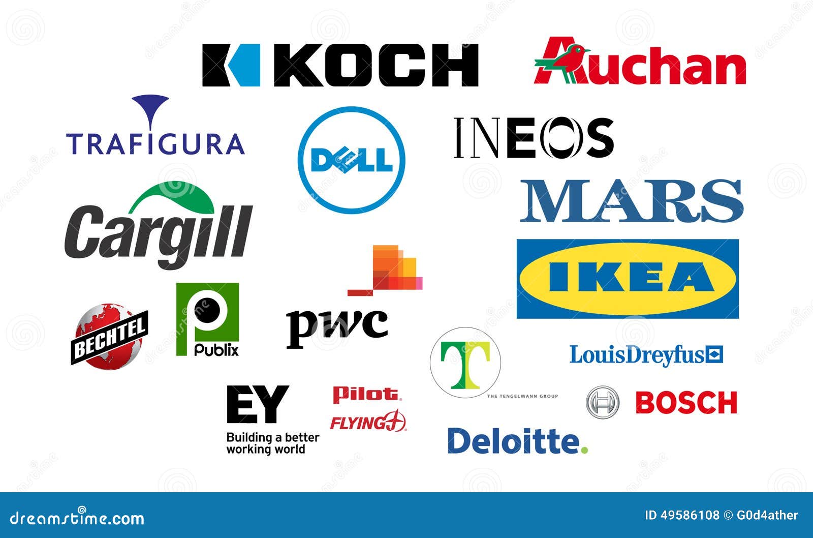 Empresas Privadas Del Logotipo Foto de archivo editorial - Ilustración ...