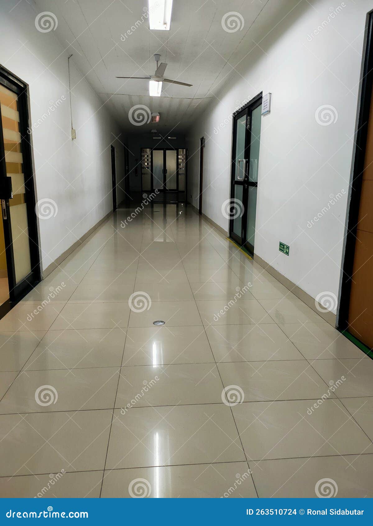 An Empthy Corridor stock photo. Image of empthy, visible - 263510724