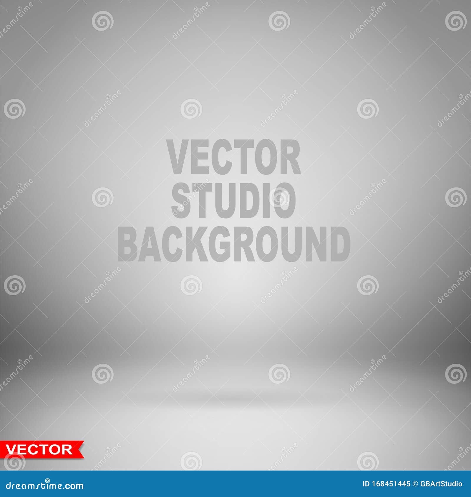 Empty Gray Studio Background Layered Vector Stock Vector - Illustration ...