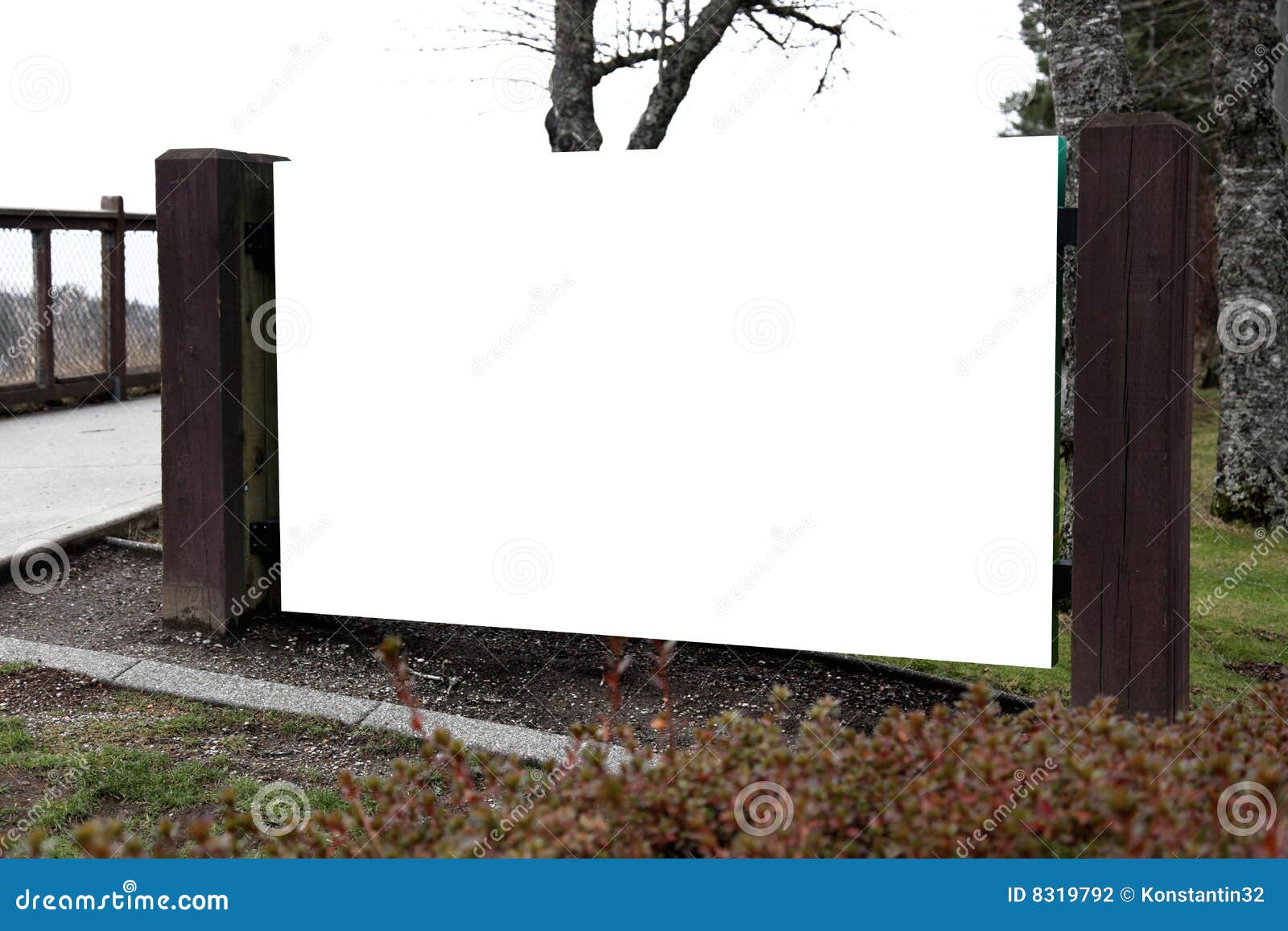 Empty ad board stock photo. Image of billboard, city, media - 8319792