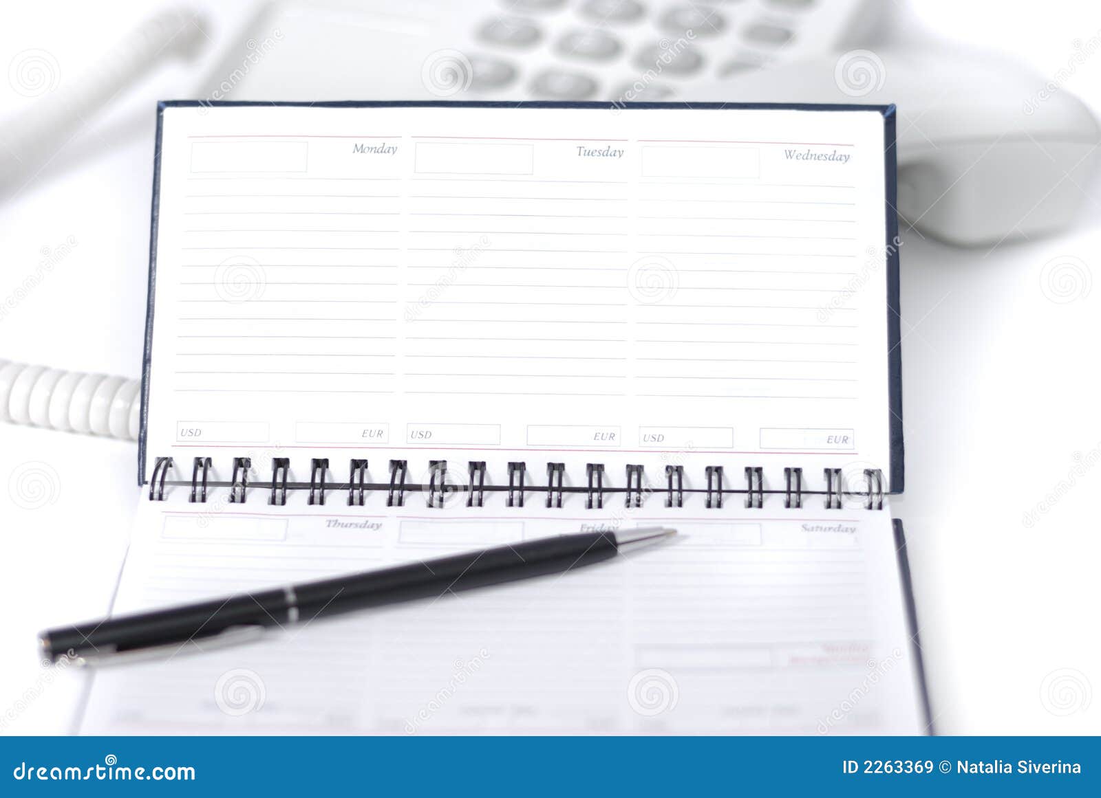 Empty Address Book stock image. Image of book, stationery - 2263369