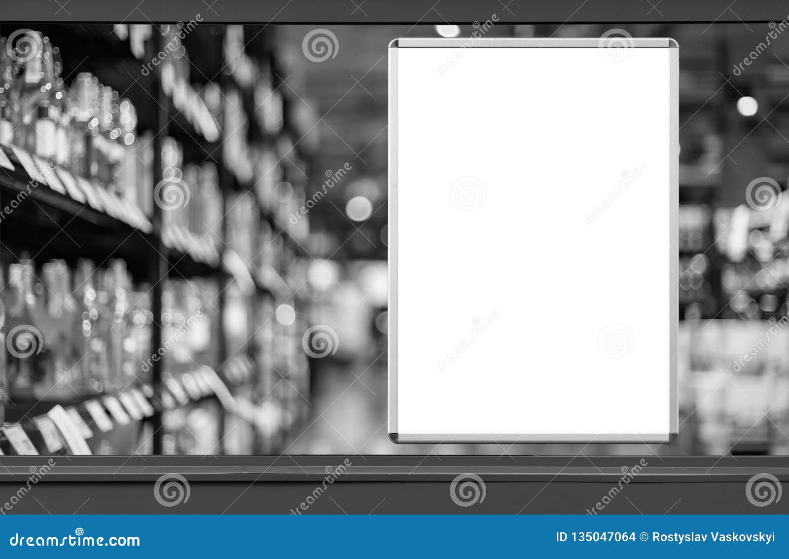 Empty advertising board stock photo. Image of empty - 135047064