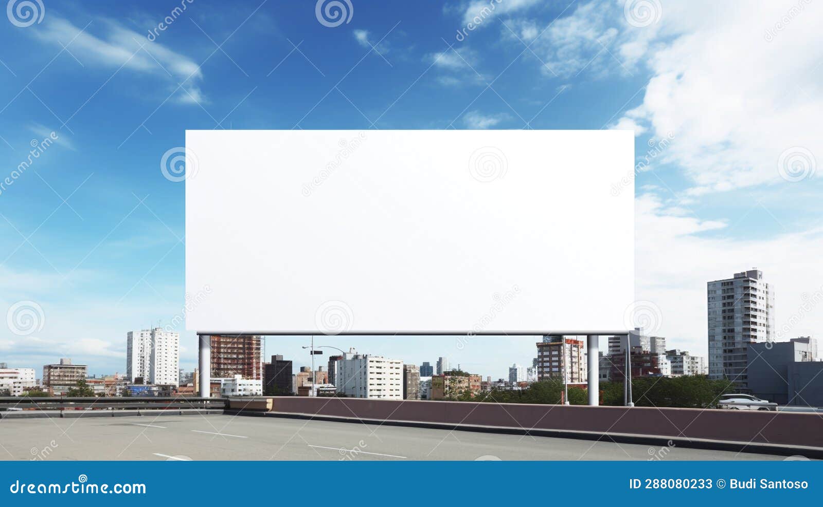 Empty Advertising Panel Generative AI Stock Illustration - Illustration ...