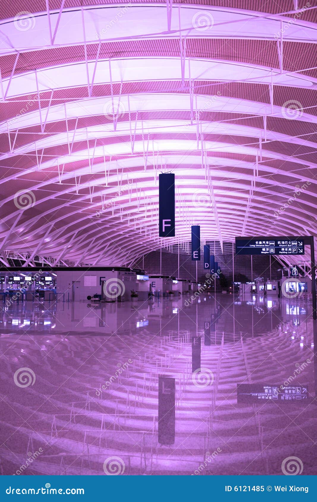 EMPTY AIRPORT stock image. Image of gate, architecture - 6121485