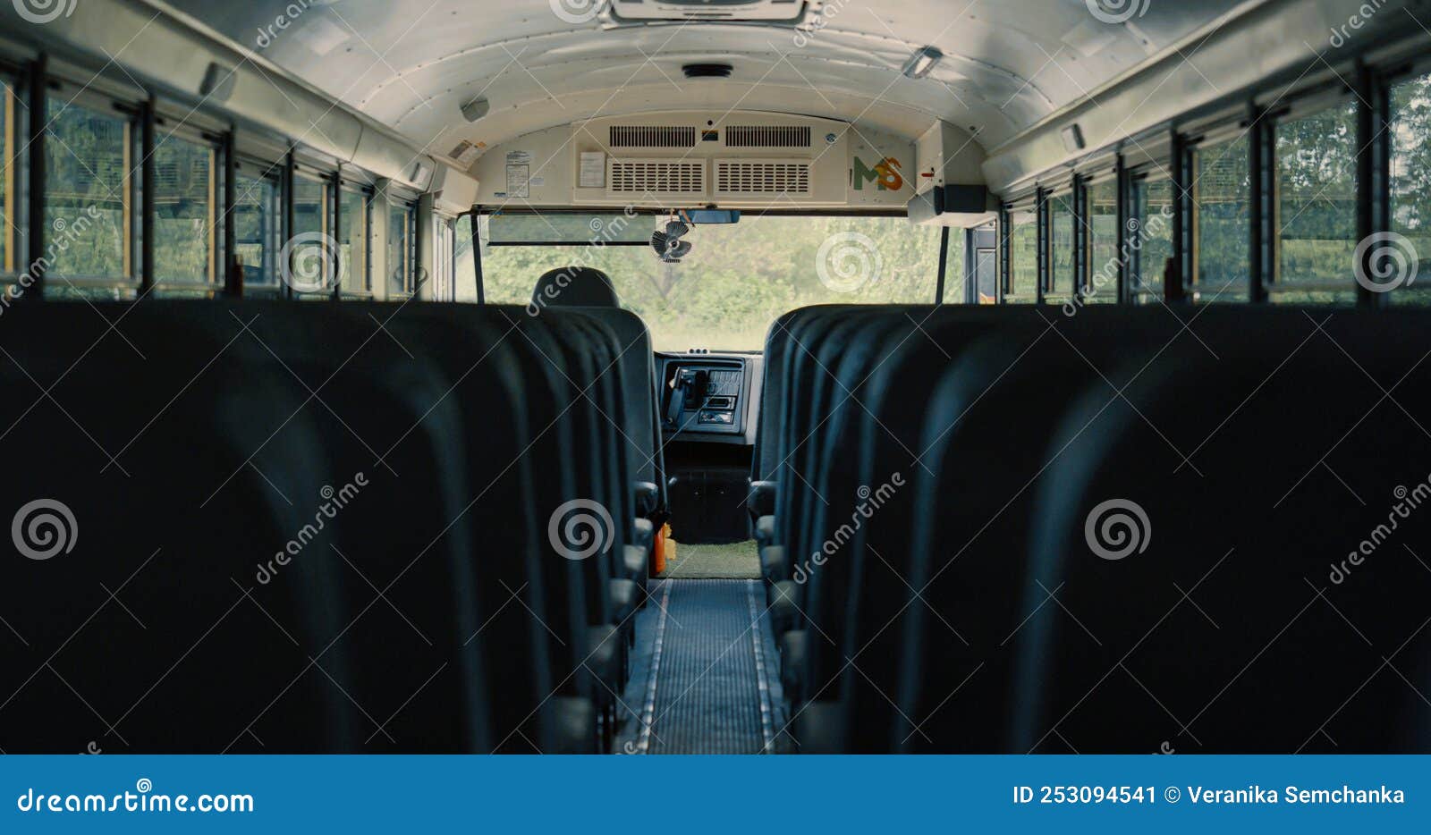 School Bus Inside Back