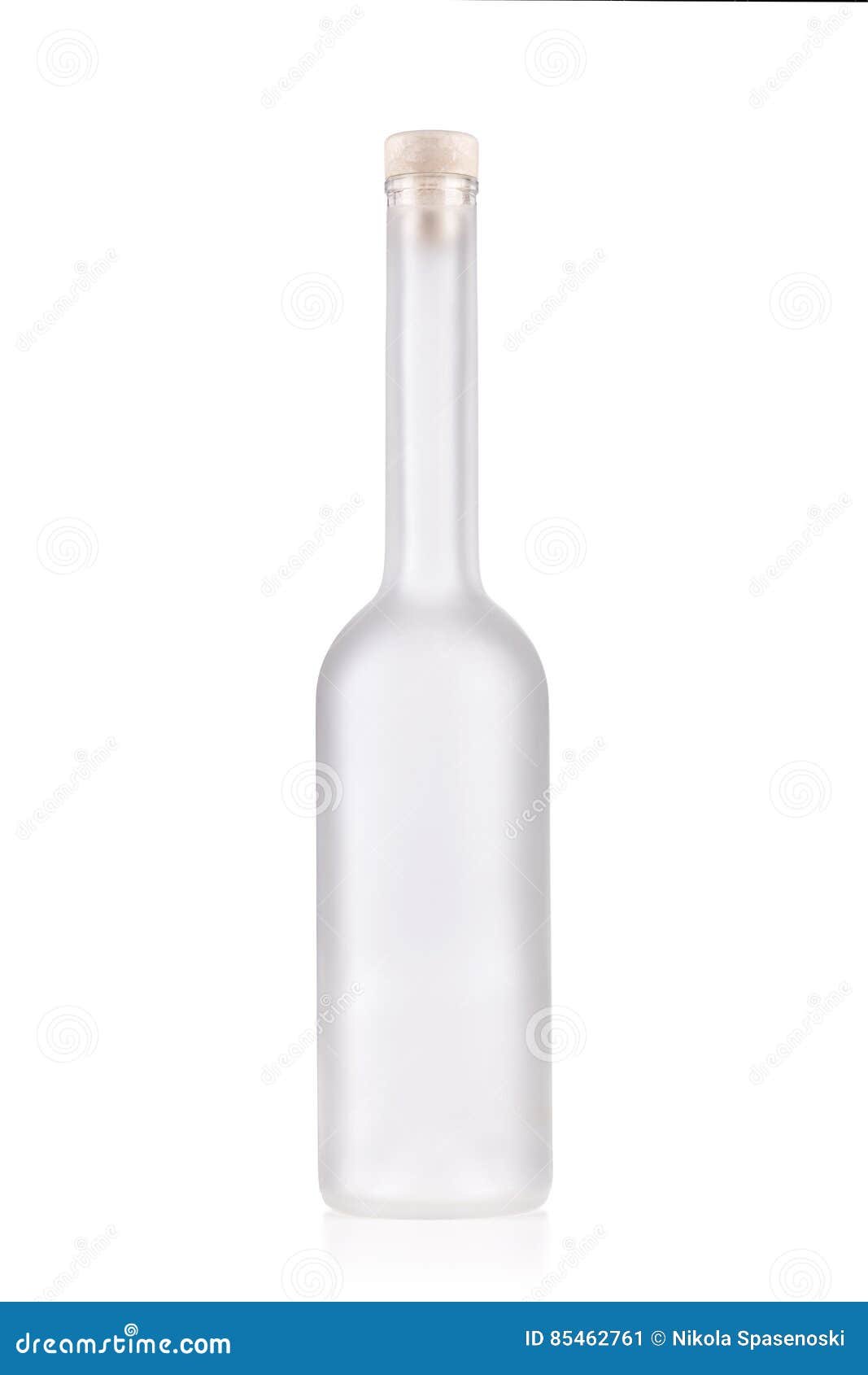 Empty alcohol bottle stock image. Image of booze, unlabeled - 85462761