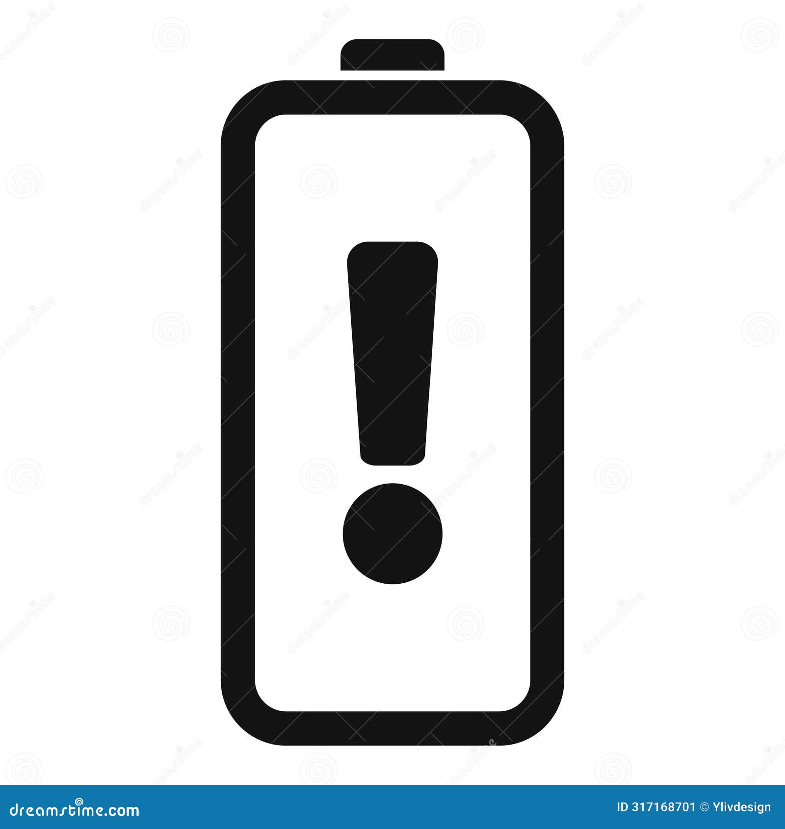 Empty Alkaline Battery Icon Simple Vector. Charging Process Stock Illustration - Illustration of ...