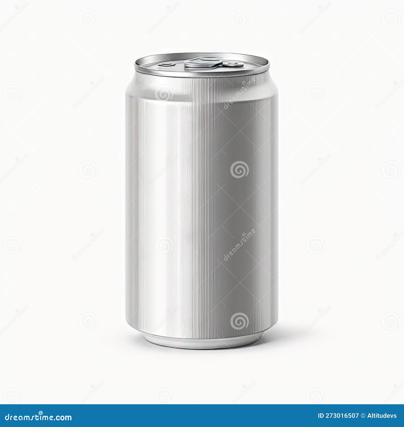 Empty Aluminum Cans Mockup of Suitable Volume for Effervescent Drinks ...