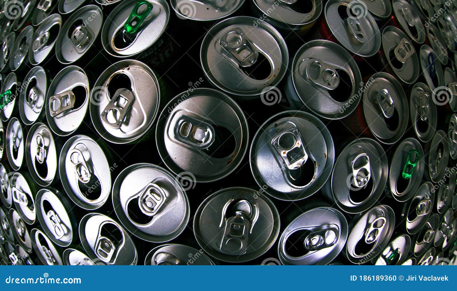 Empty Aluminum Cans Texture Stock Photo - Image of aluminum, used ...