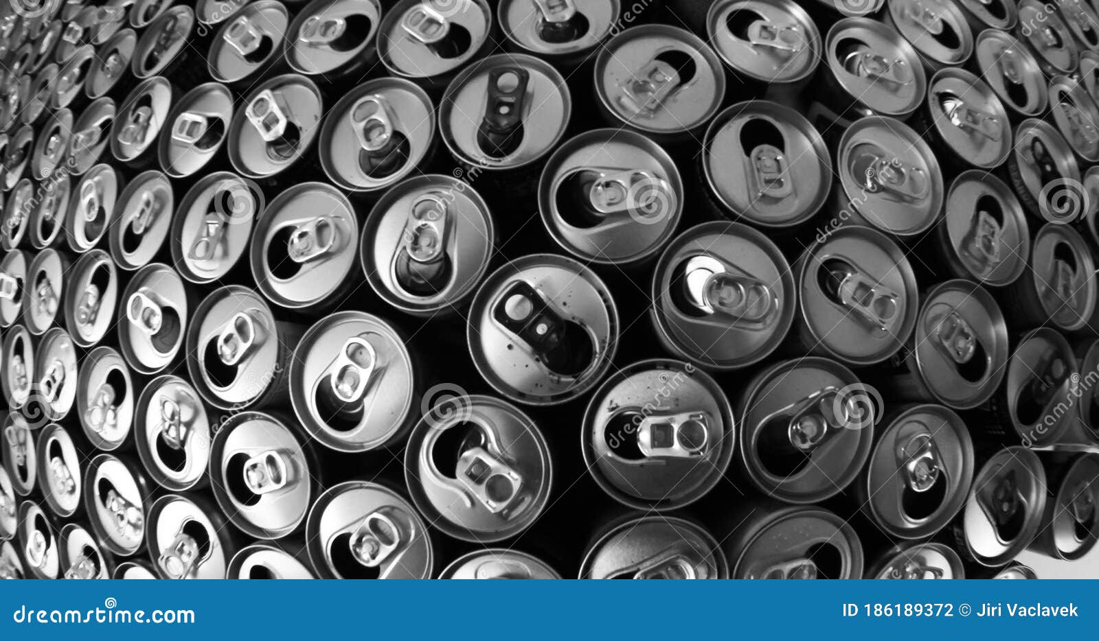 Empty Aluminum Cans Texture Stock Photo - Image of silver, steel: 186189372