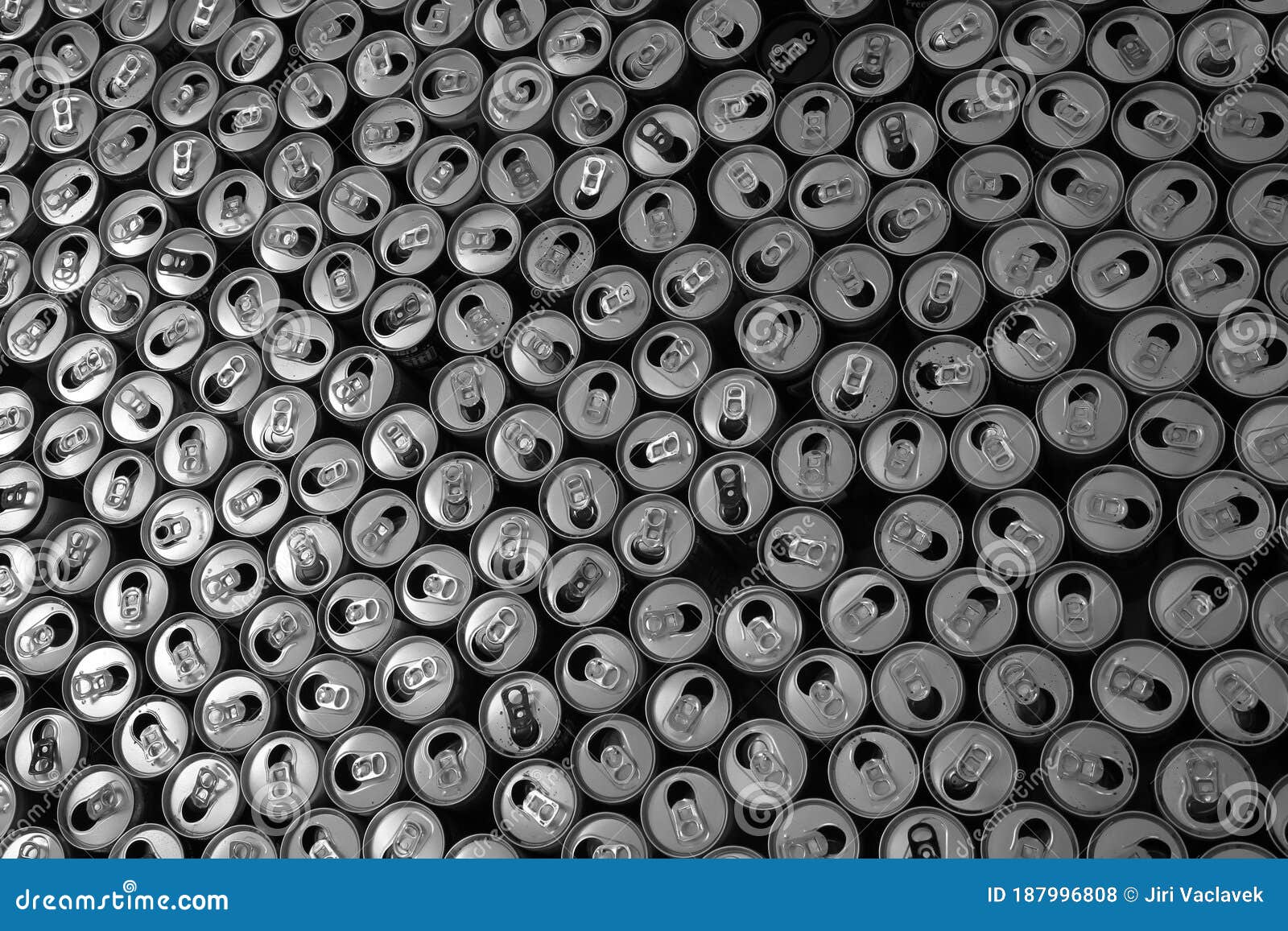 Empty Aluminum Cans Texture Stock Photo - Image of beverage, white ...