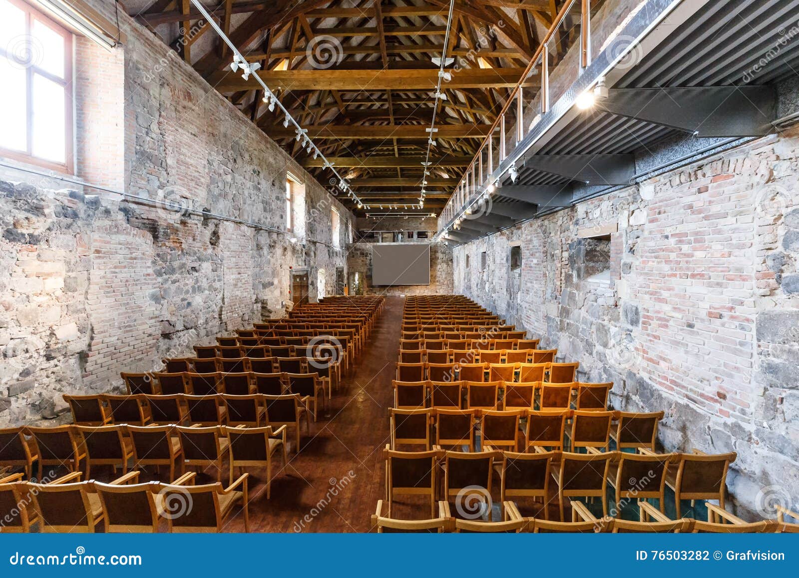 Empty ancient room stock photo. Image of discussion, hungary - 76503282
