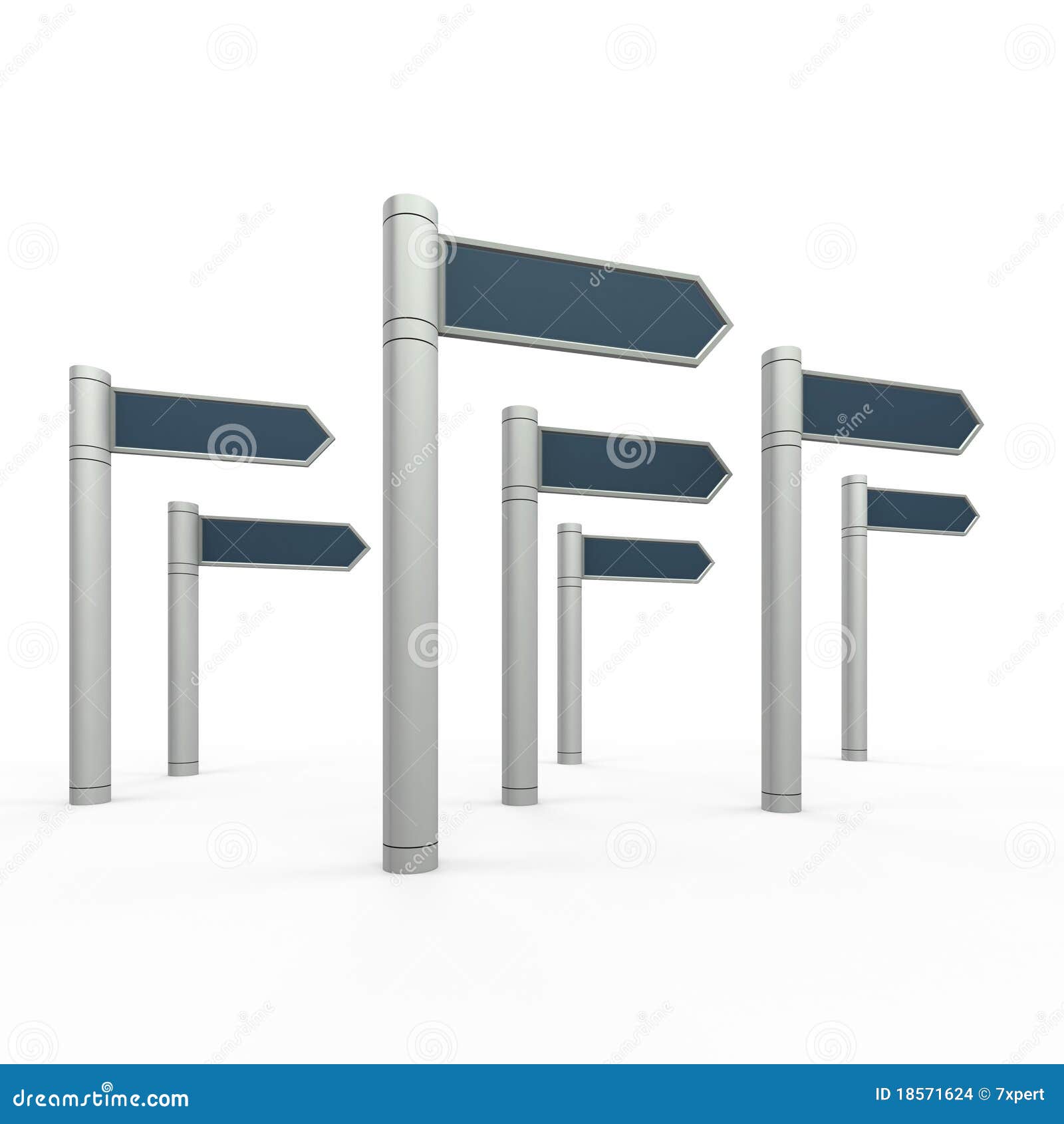 Empty arrows stock illustration. Illustration of empty - 18571624