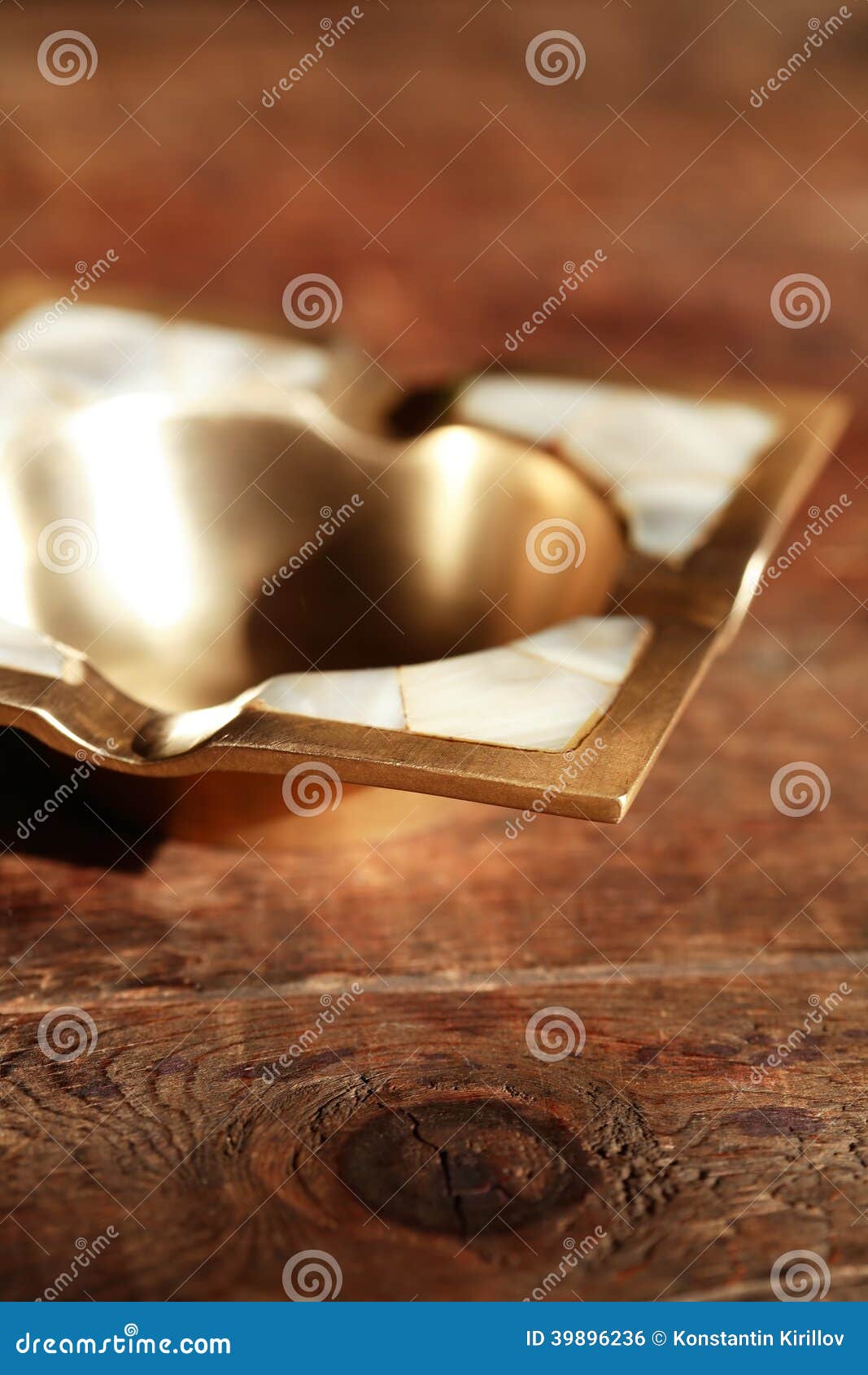 Empty Ashtray stock photo. Image of empty, single, macro - 39896236