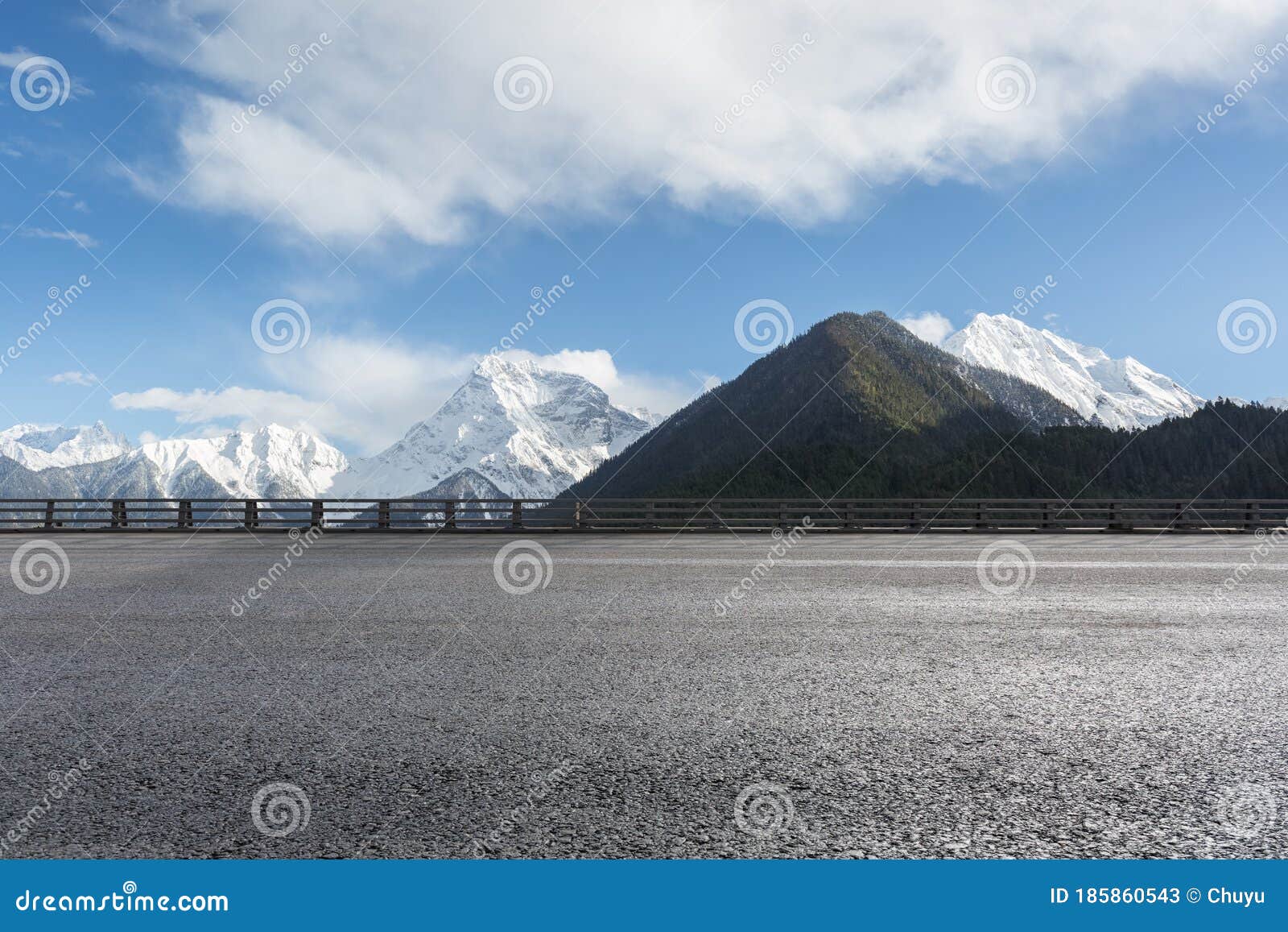 Mountain Road Side View